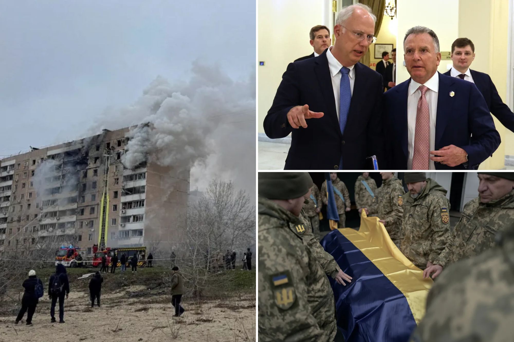 Russia claims talks on US peace plan for Ukraine are proceeding ...