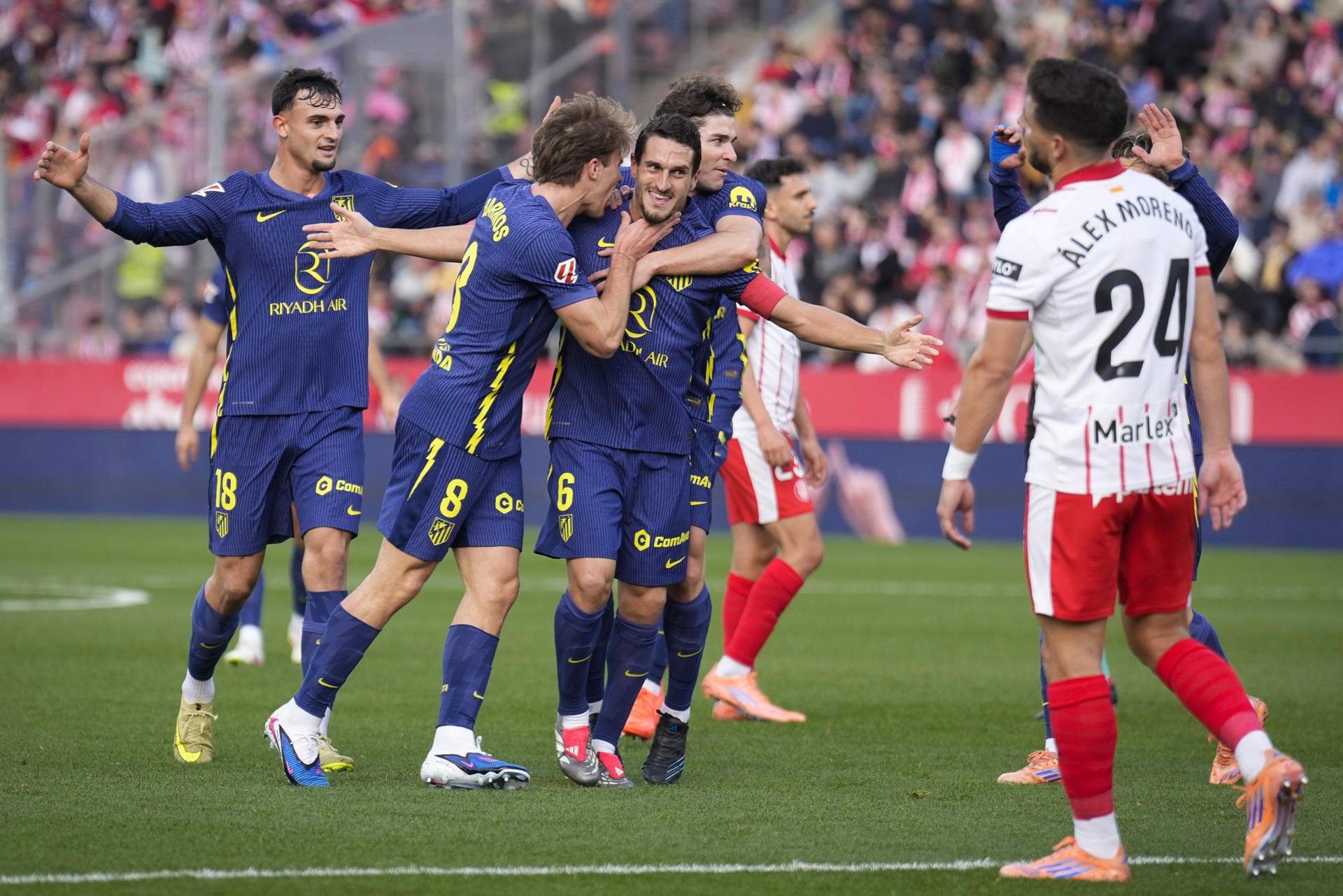 El Girona no puede ante un Atlético de Madrid muy solvente y vuelve a ...