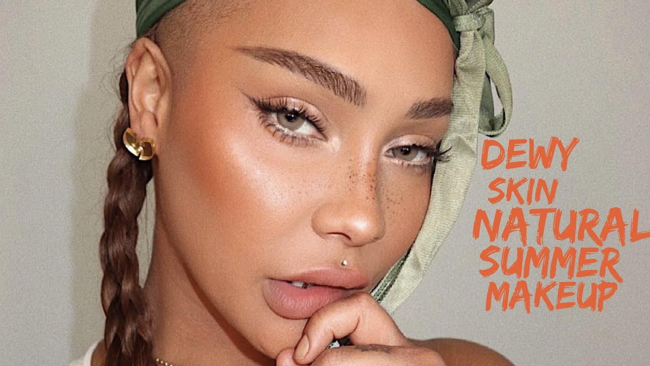 Dewy summer makeup tutorial - soft & natural glow!