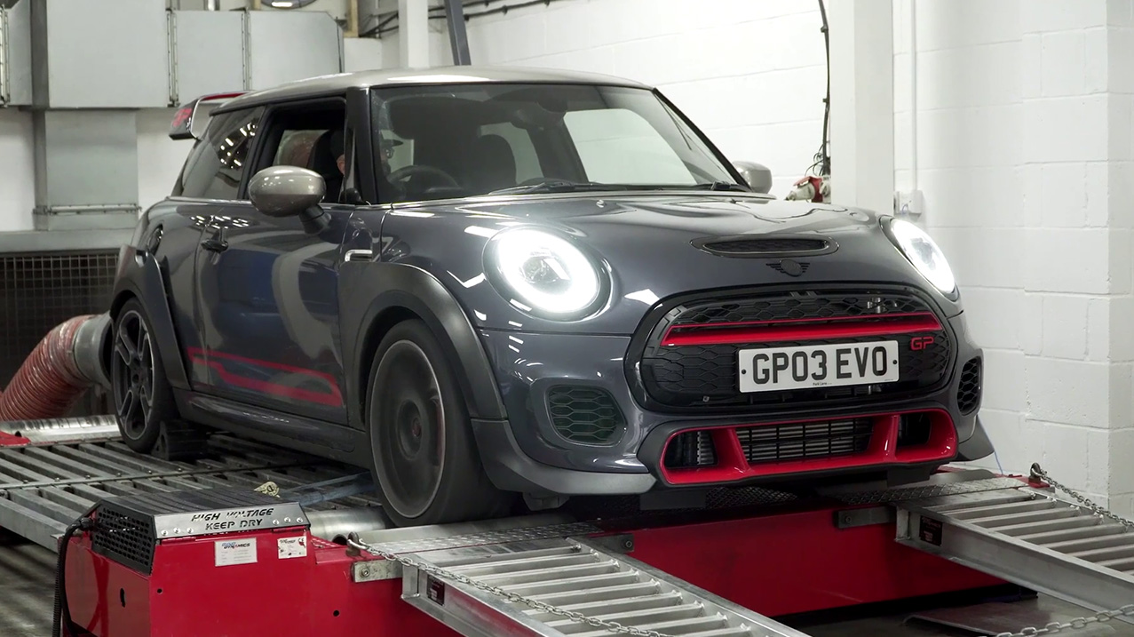 Dyno-test van onze F56 Mini GP3