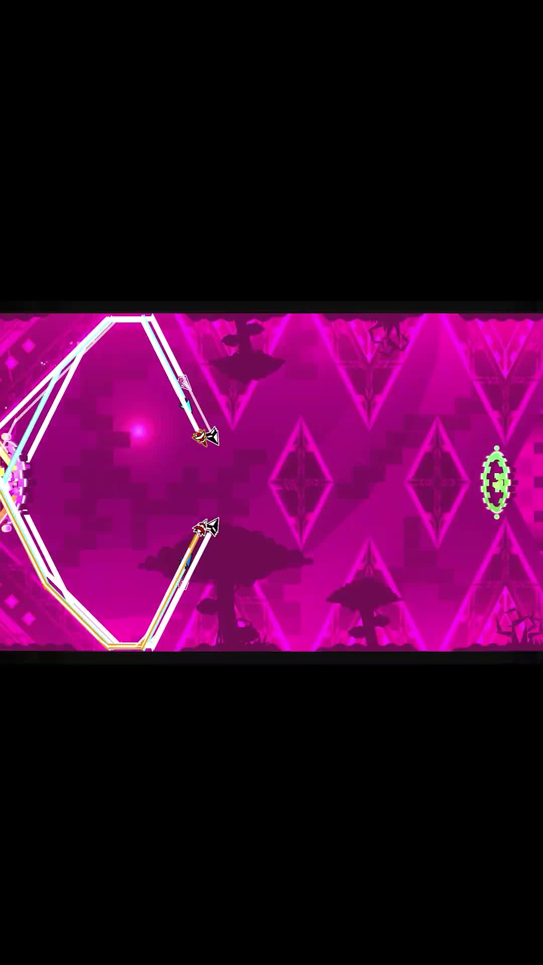 Impossible level with multiple players at the same time #geometrydash # ...