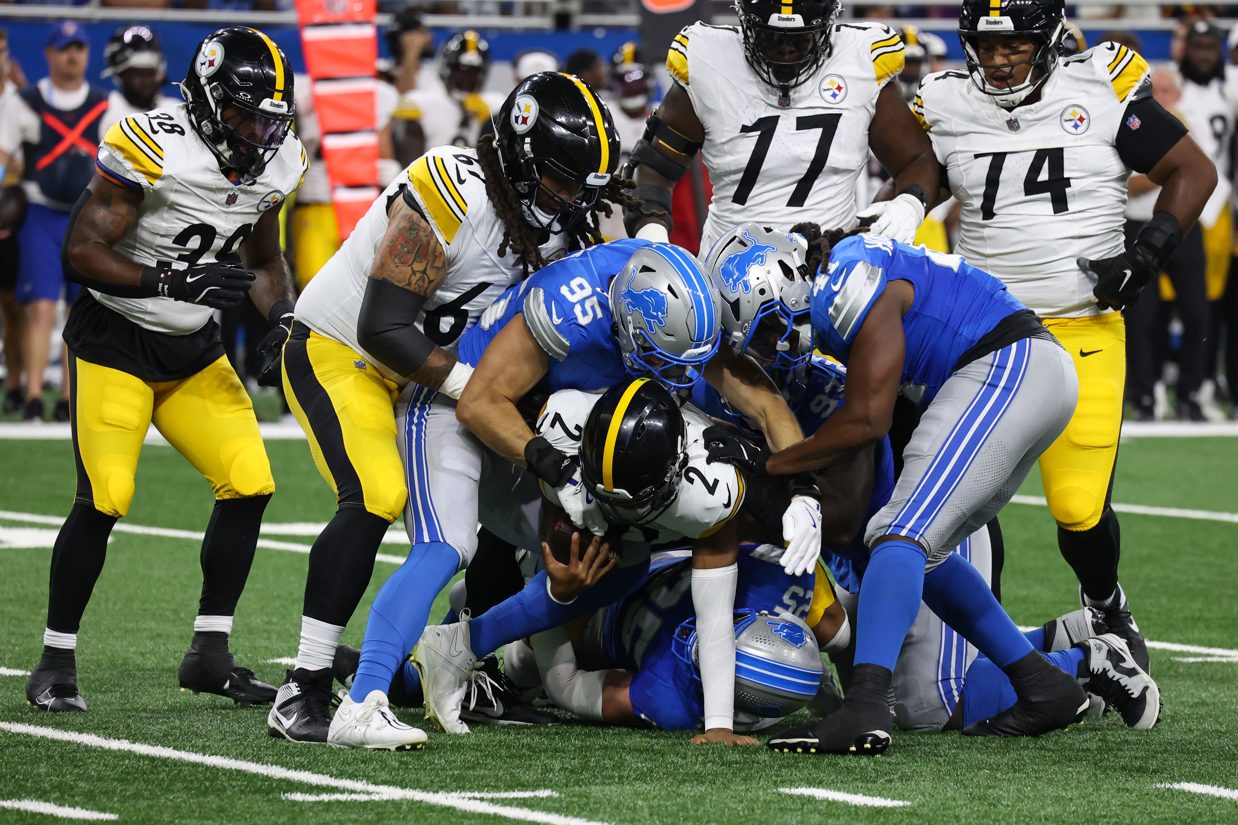 Detroit Lions vs. Pittsburgh Steelers first half live discussion