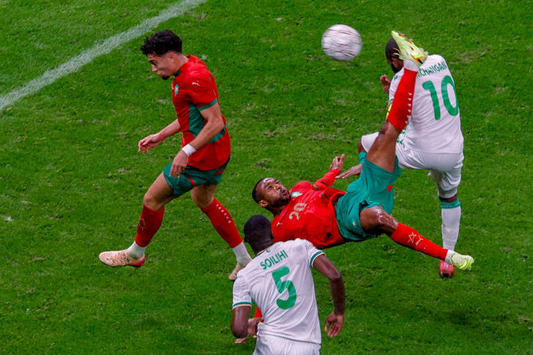El Kaabi overhead kick gives Morocco win in opening game of 2025 AFCON