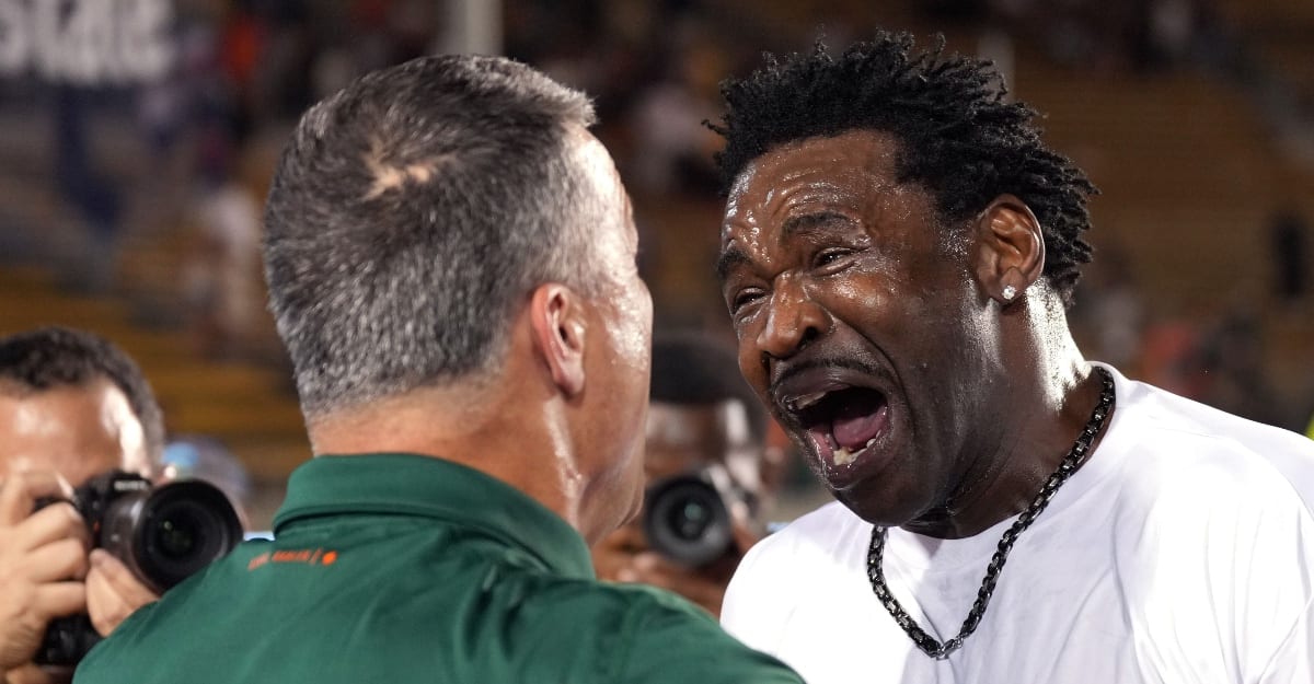 Mario Cristobal reacts to postgame kiss from Michael Irvin: 'That was ...