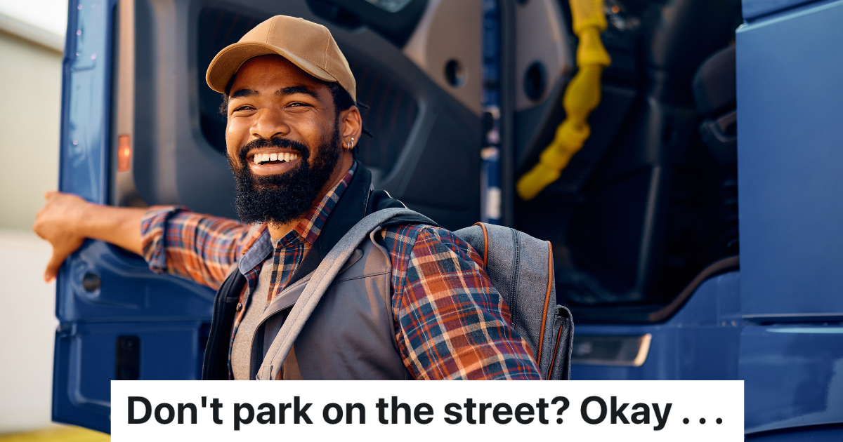 Neighbor complains about homeowner parking his work truck on the street ...