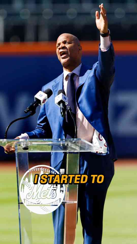 Darryl Strawberry gets emotional about having his jersey retired