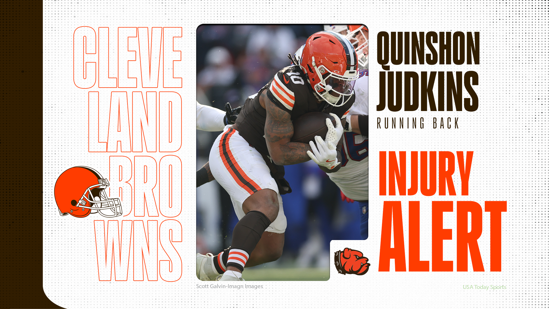 Browns lose star rookie Quinshon Judkins for the rest of the season