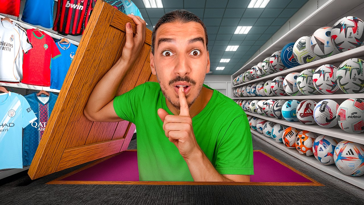 Comment cacher une PS5 dans un magasin de foot