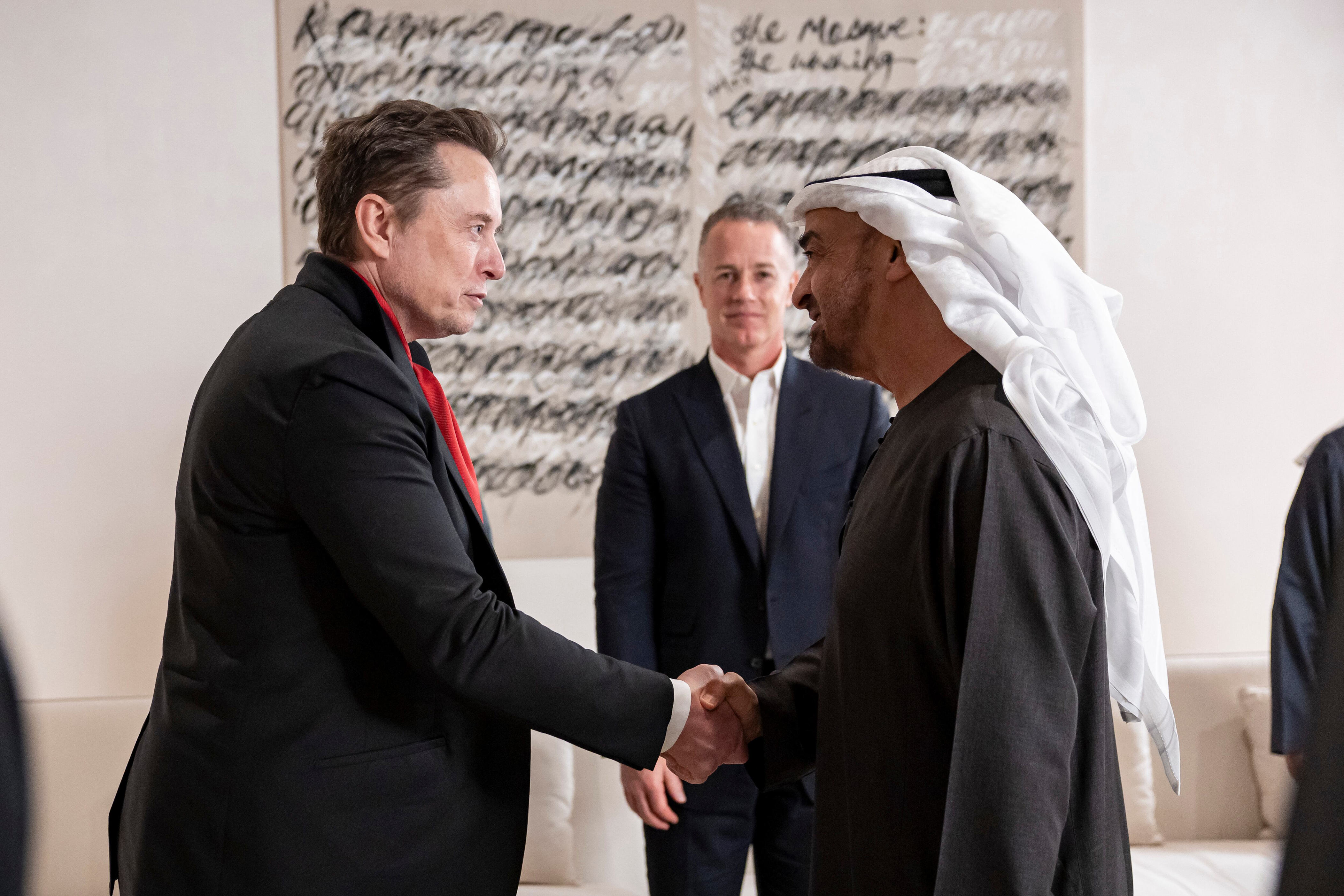 President Sheikh Mohamed and Elon Musk discuss advanced tech and AI ...