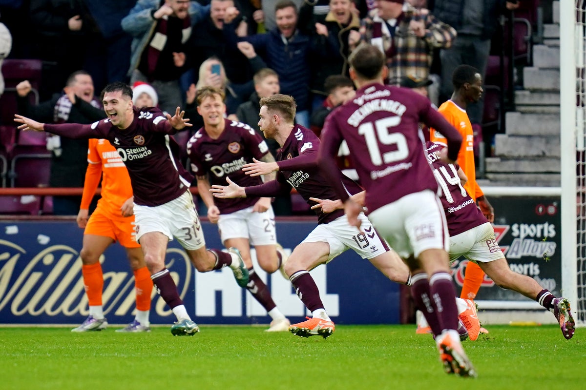 Hearts tighten grip on Premiership title race with Rangers victory