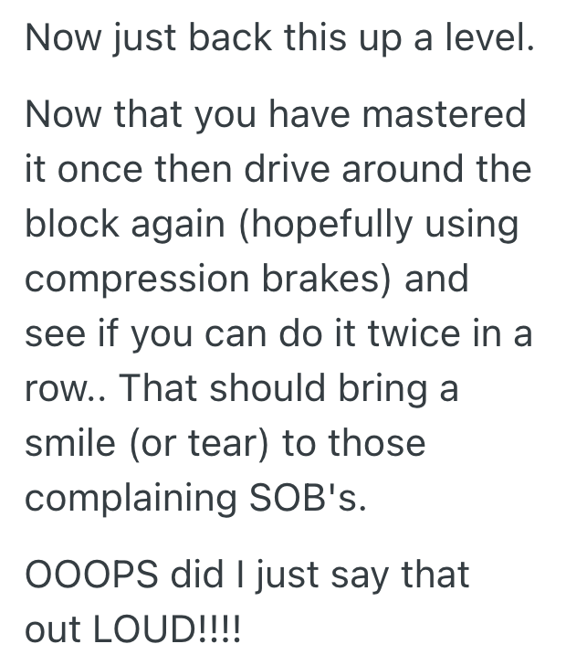 Neighbor complains about homeowner parking his work truck on the street ...
