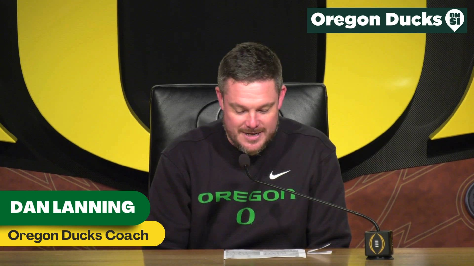 Oregon Ducks discuss their round one playoff game against JMU