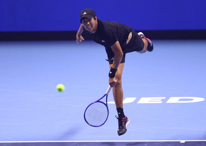 Tennis-American Tien defeats Belgian Blockx to win Next Gen ATP Finals ...