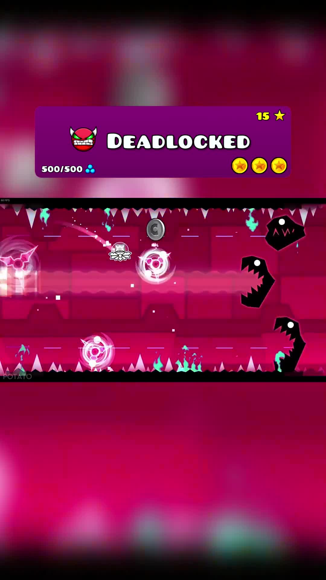 Deadlocked secret coin #shorts #geometrydash