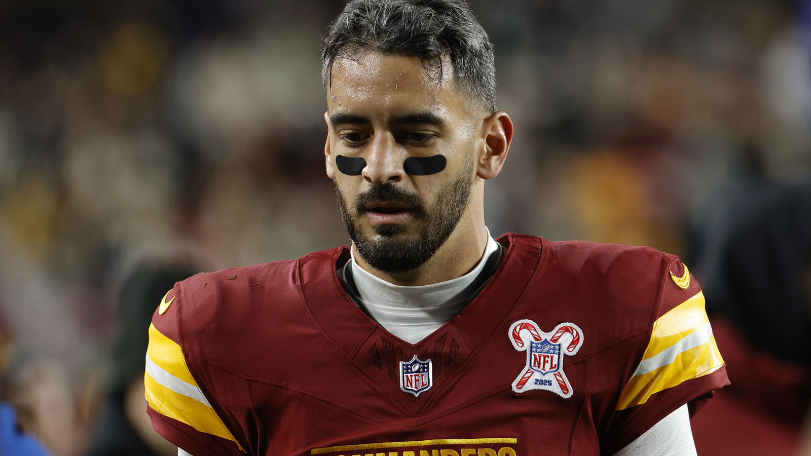 Commanders QB Marcus Mariota dealing with multiple injuries after loss ...