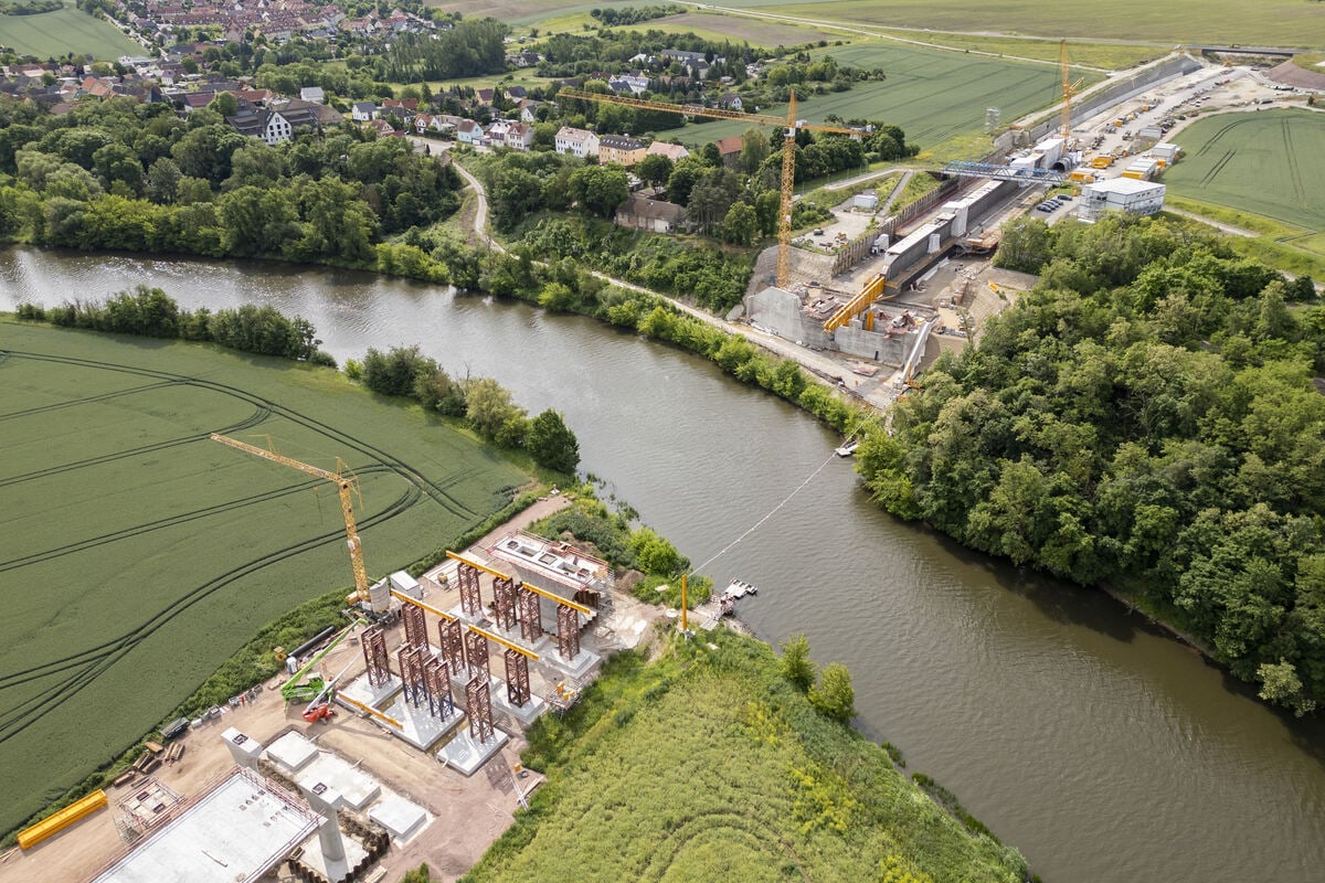 Neue A143 bei Halle: Arbeiten gehen voran, aber es gibt Verzögerungen