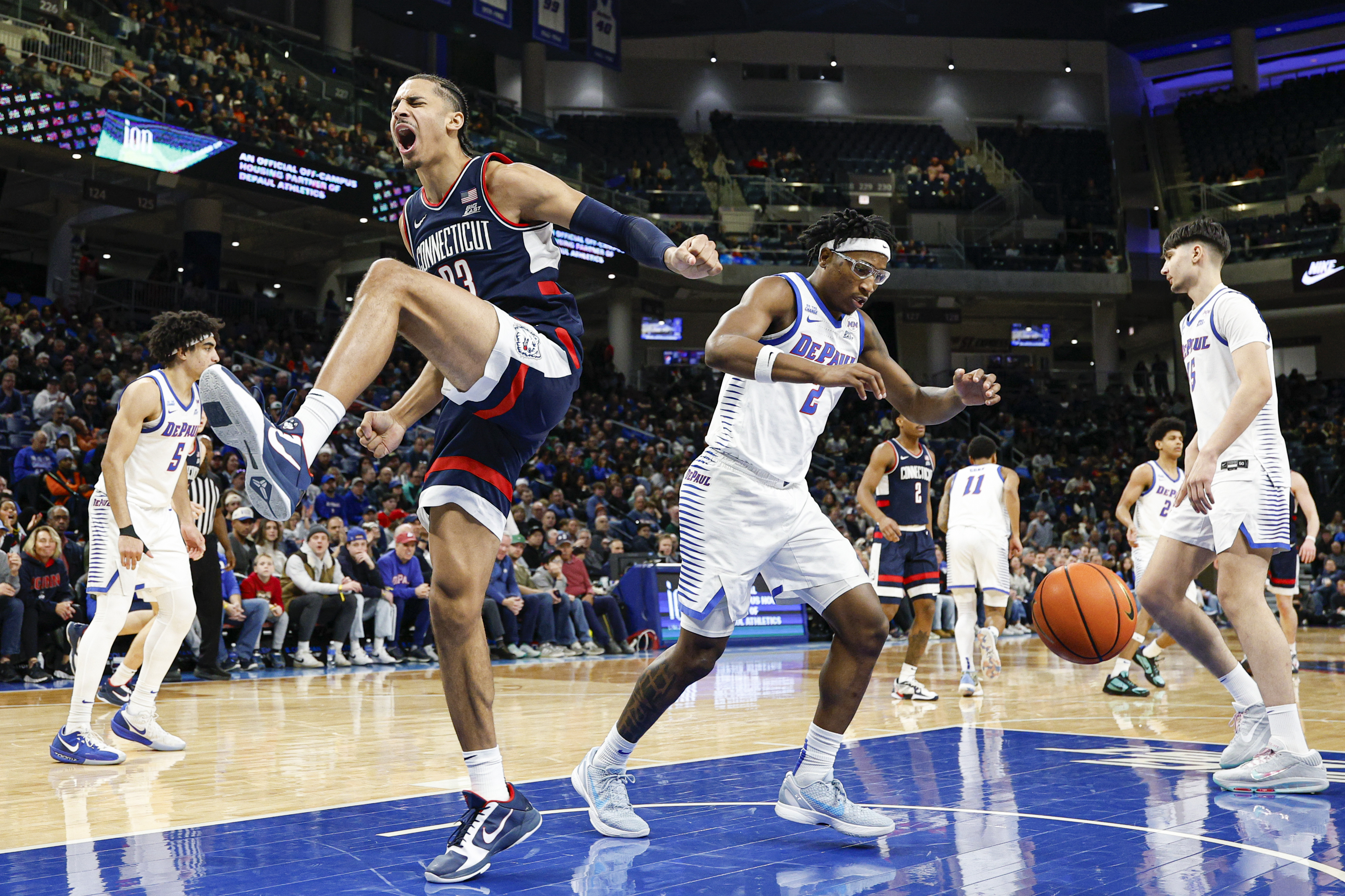 No. 5 UConn men’s basketball takes down DePaul, 72-54