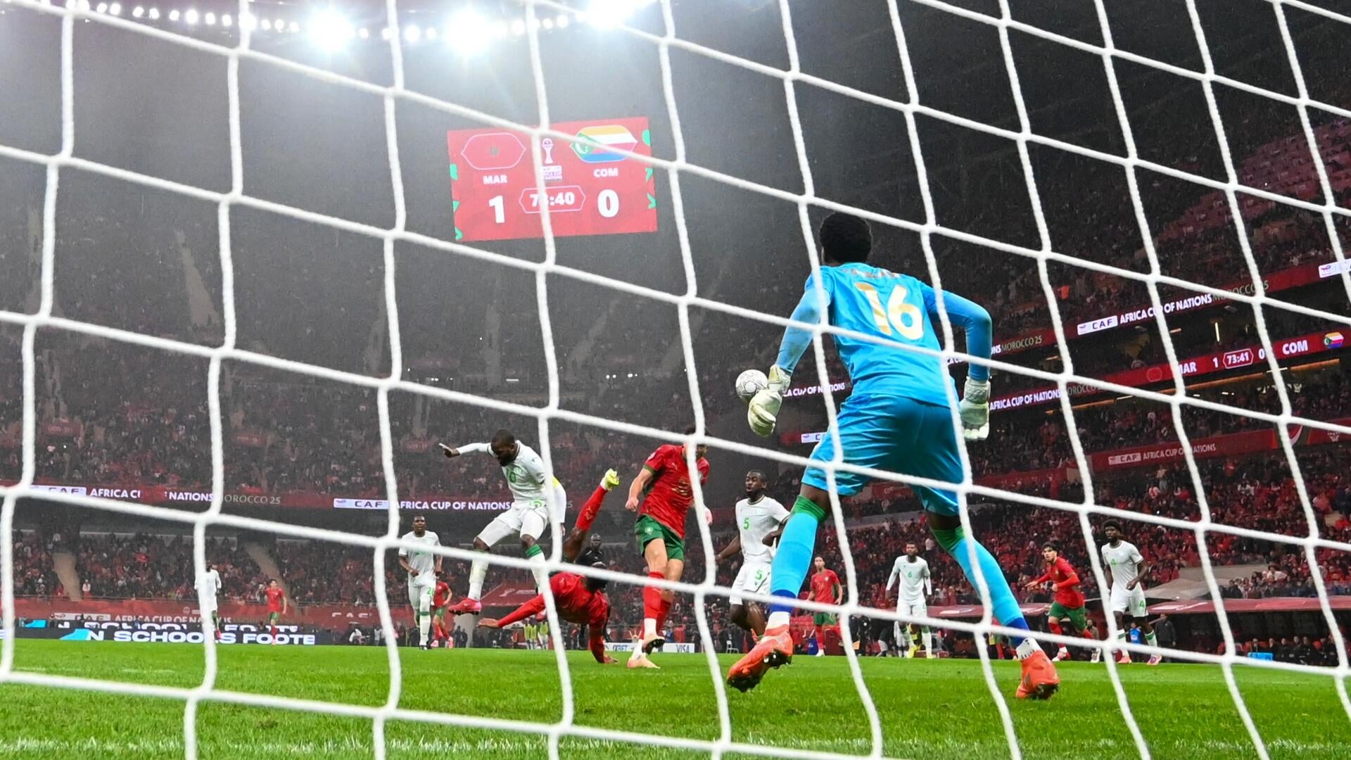 Ayoub El Kaabi scores incredible bicycle kick as Morocco win Africa Cup ...