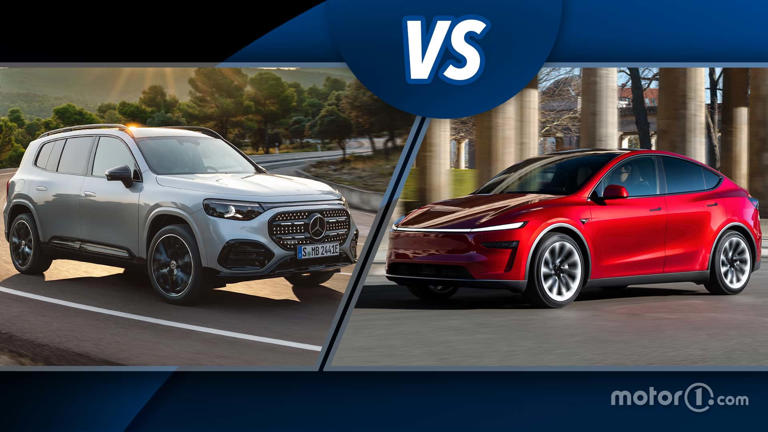 Mercedes GLB vs Tesla Model Y, sfida tra SUV a batteria