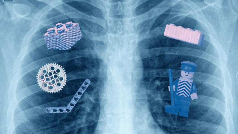 Demolishing claim Lego bricks contain ingredient visible in X-rays
