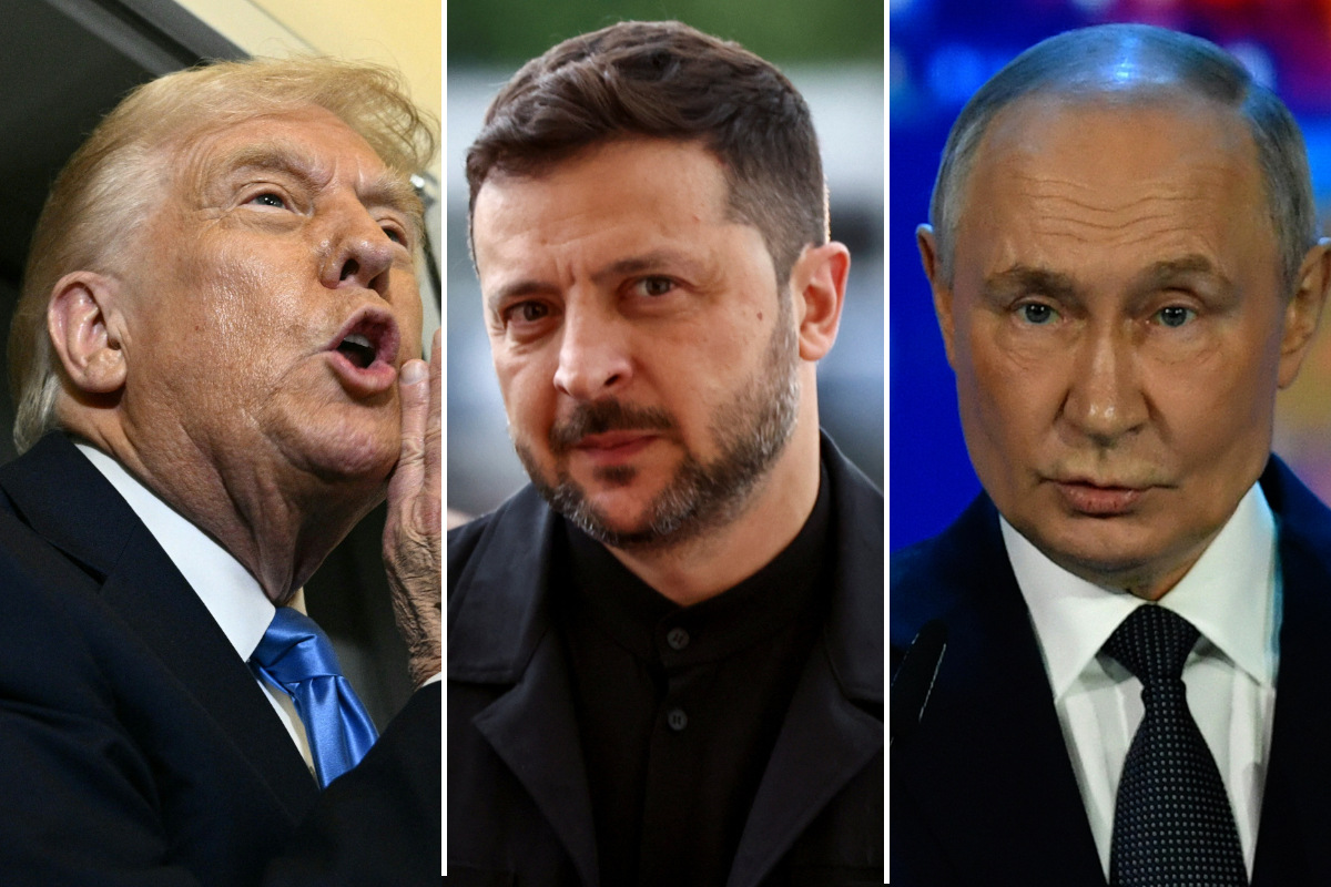 Zelensky pitches three-way peace summit with Trump and Putin