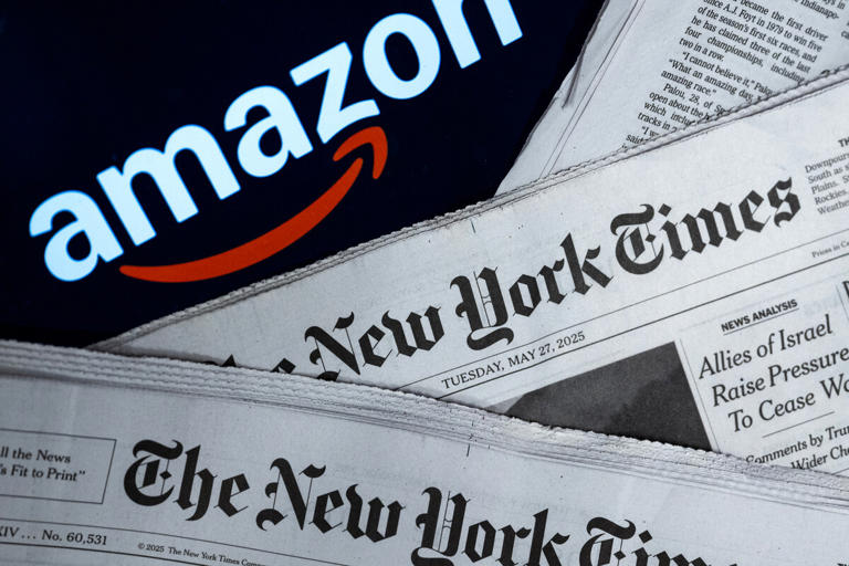 New York Times strikes deal with Amazon to train generative AI models
