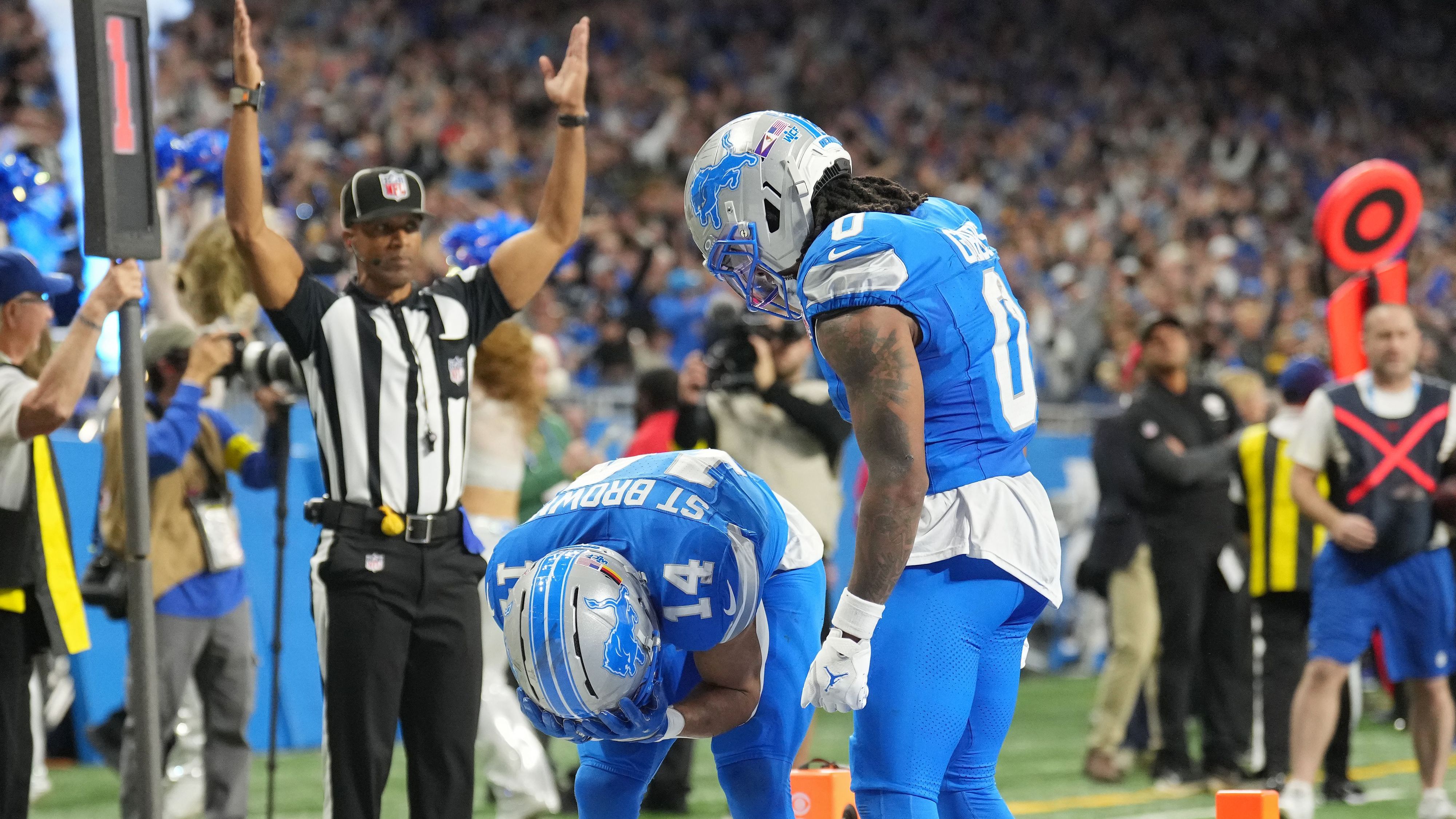 Dramatische Schlusssekunden für NFL-Star Amon-Ra St. Brown! Detroit ...