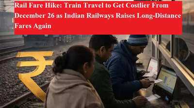 Rail fare hike: Train travel to get costlier from December 26 as Indian ...