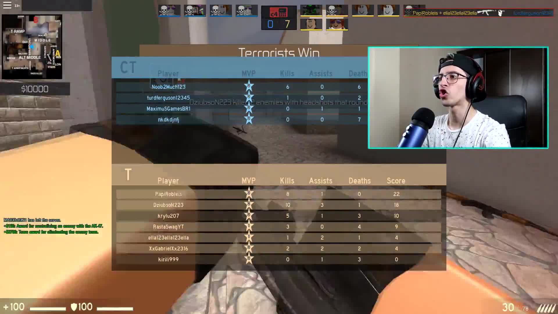 Jugando Counter Strike en Roblox! - RobleisIUTU