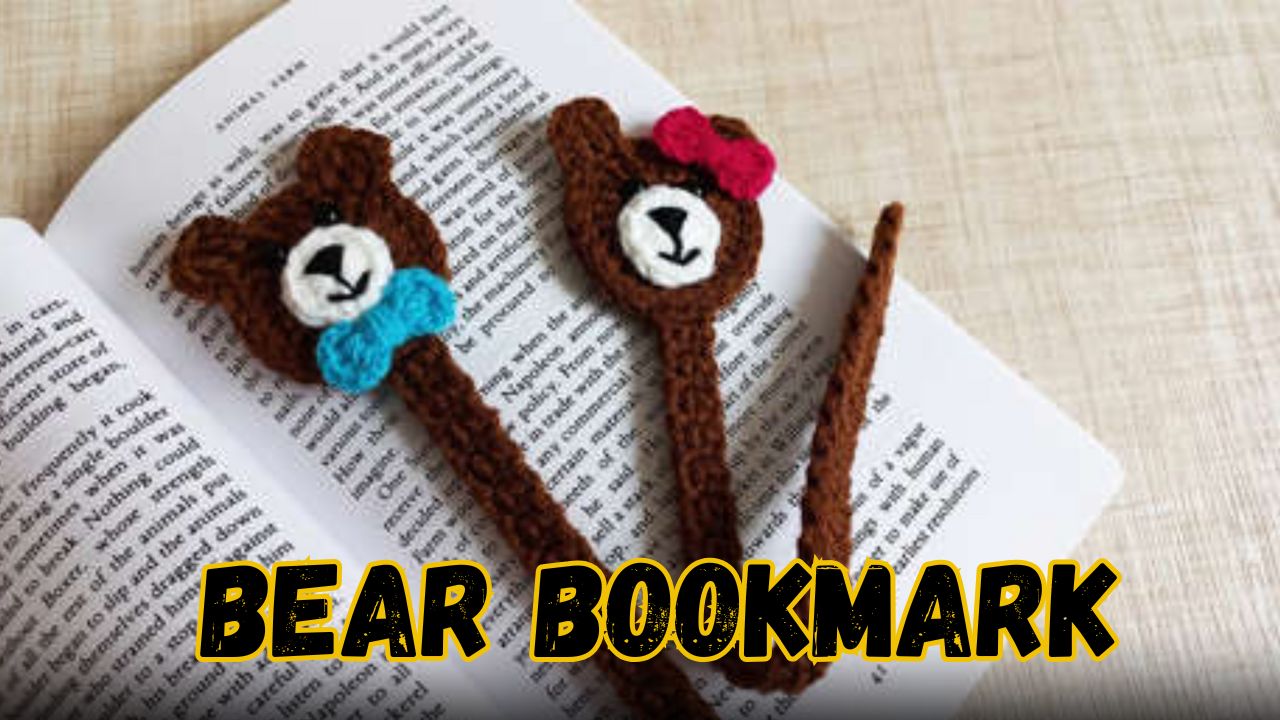 Easy crochet bookmark tutorial for beginners – create your own bear ...