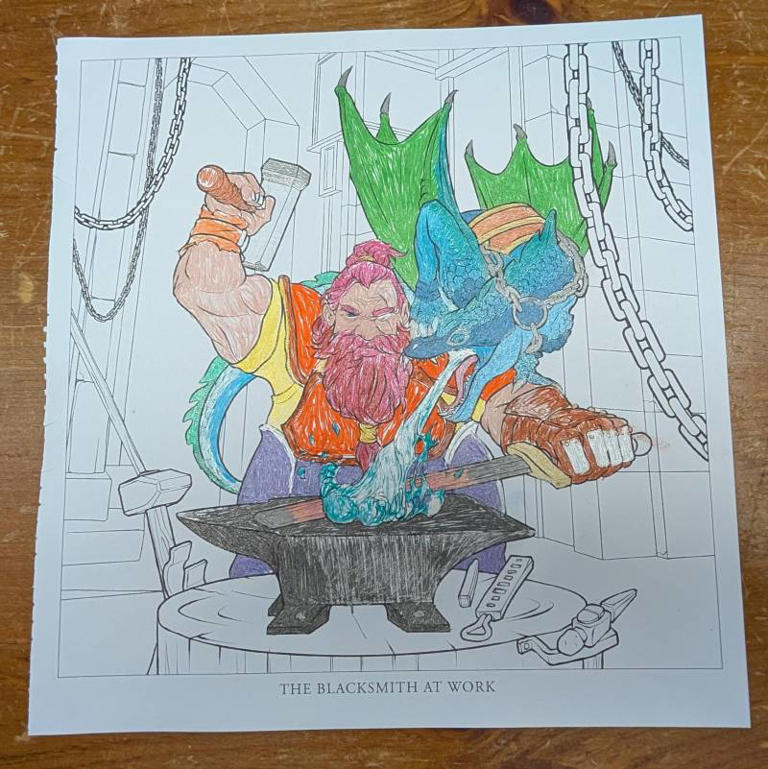 Epic quests: The RPG fan's coloring book review