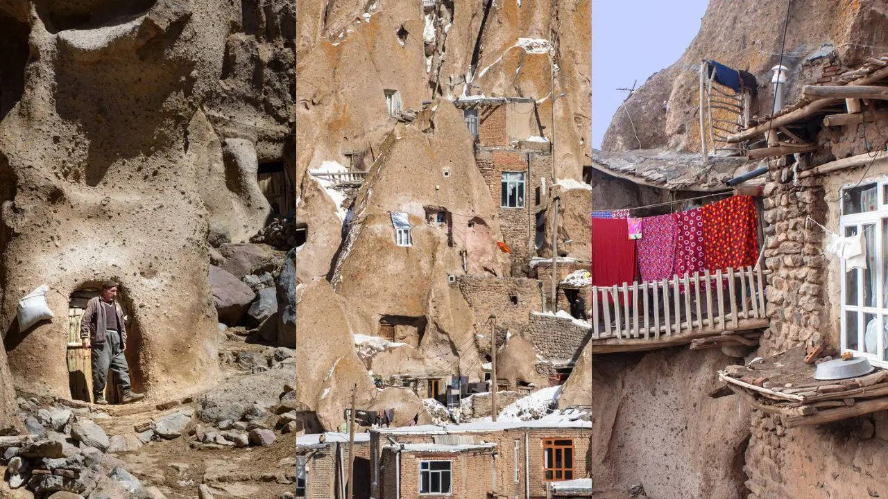 This 700-year-old village is literally carved into rocks and Harsh ...