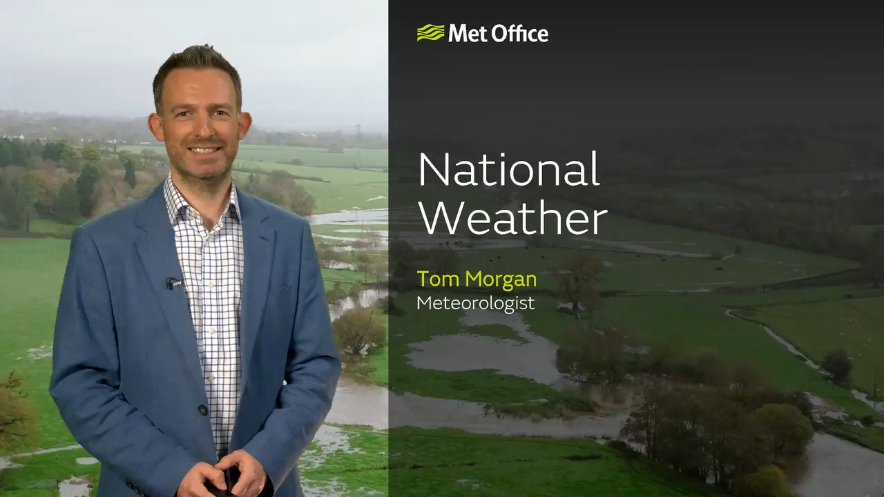 Met Office Sunday evening weather forecast 30/11/2025
