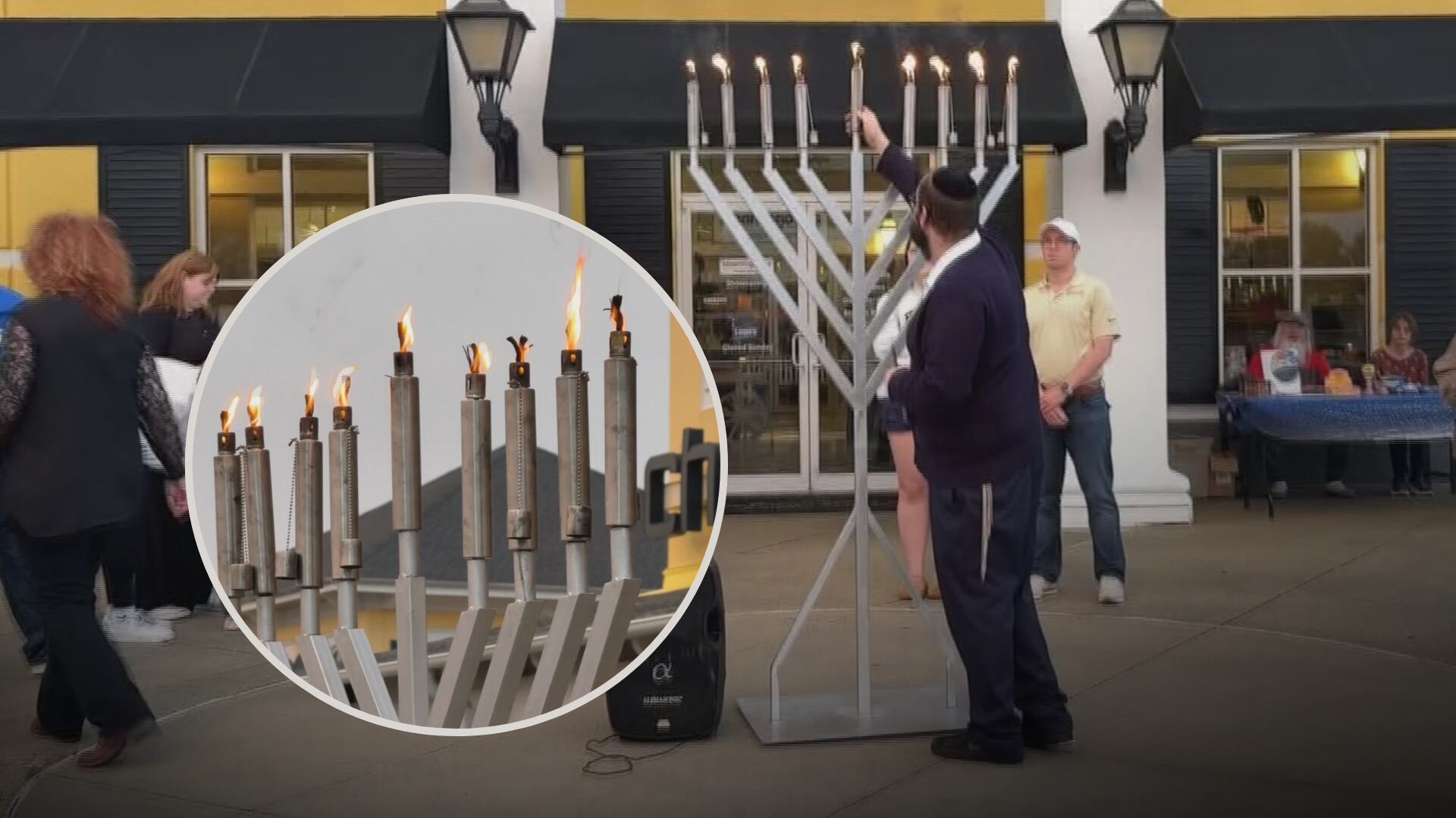 Congregation Beth Israel celebrates final night of Hanukkah