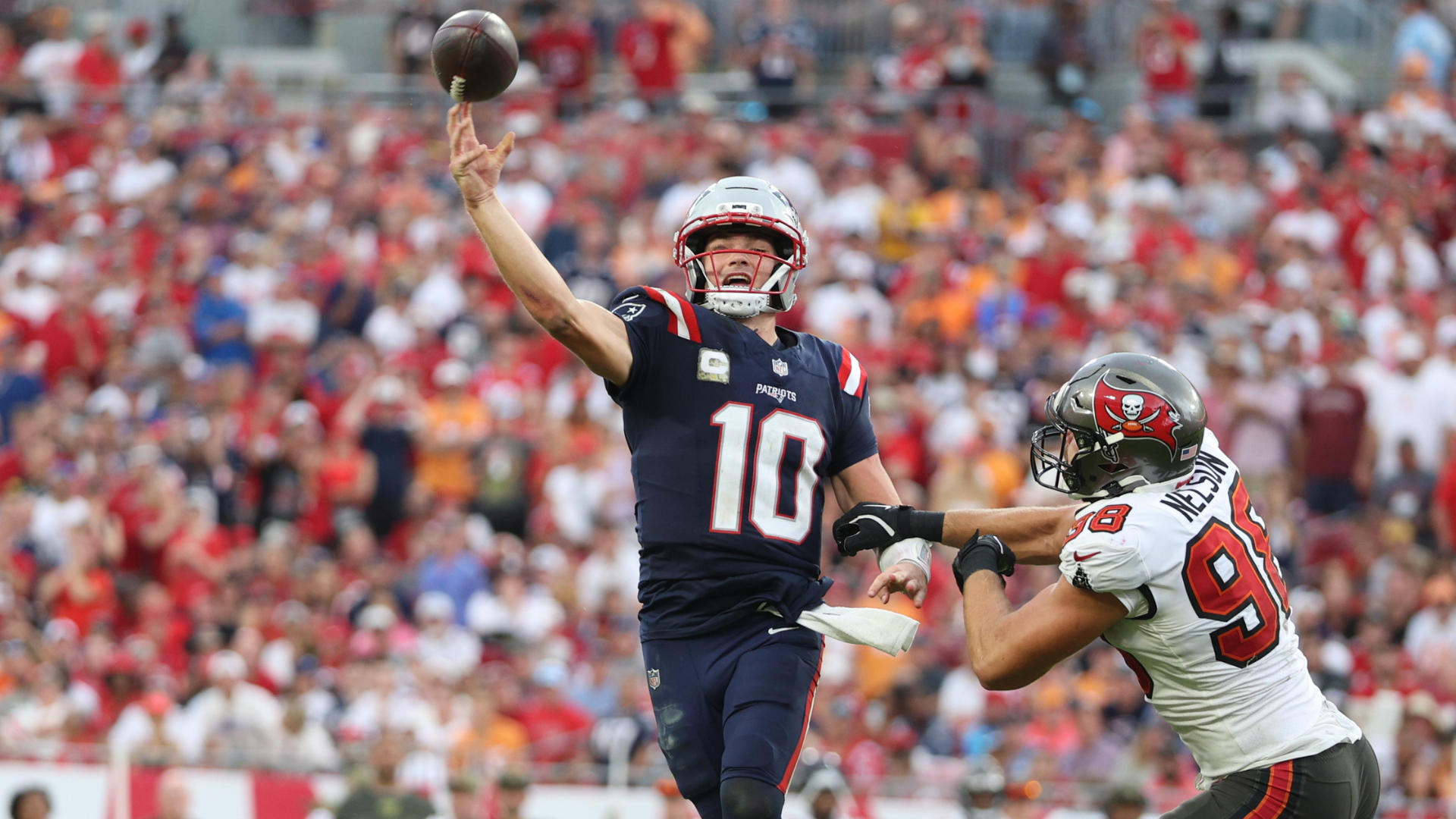 Patriots vs. Ravens NFL player props, SGP: Self-learning AI backs Maye ...