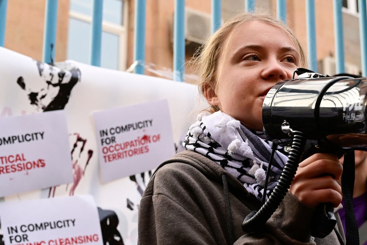 Greta Thunberg plans visit to Gaza to protest Israel's assault and blockade