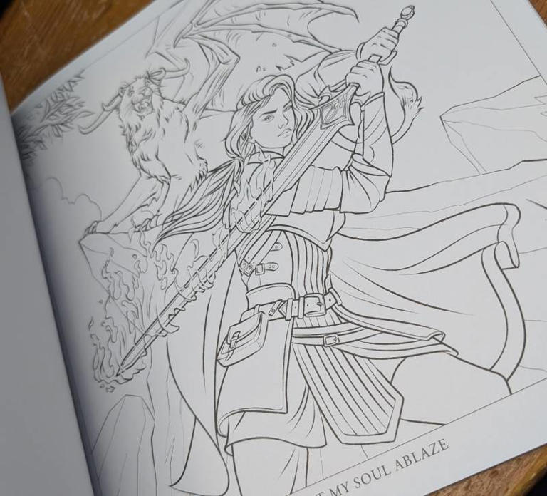 Epic quests: The RPG fan's coloring book review