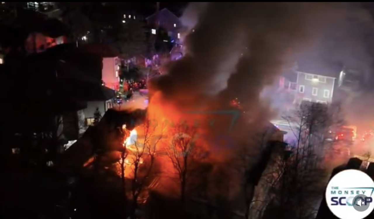 3-alarm fire engulfs building under construction in Monsey, report says