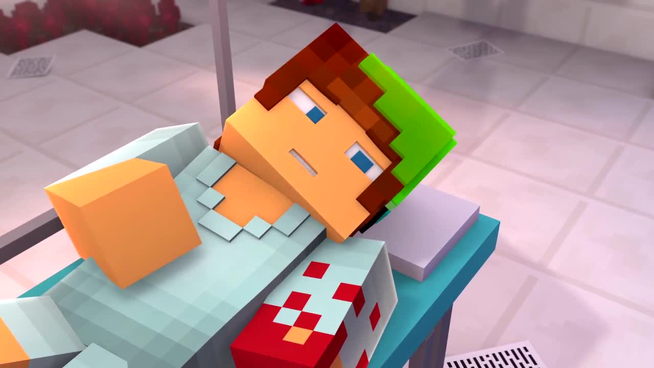 Minecraft animado #29: Amoeba no cabelo! (Minecraft animation)