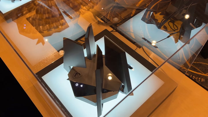 MSI RadiX BE22000 Wi-Fi 7 Router Moving