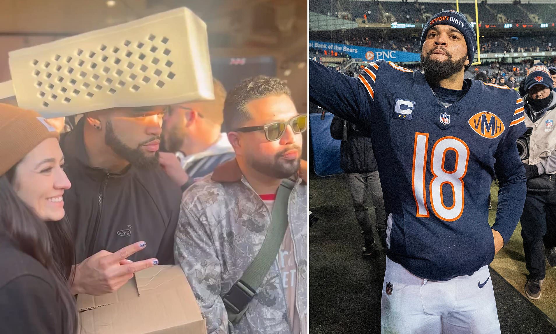 Bears quarterback Caleb Williams gets last laugh over Packers while ...