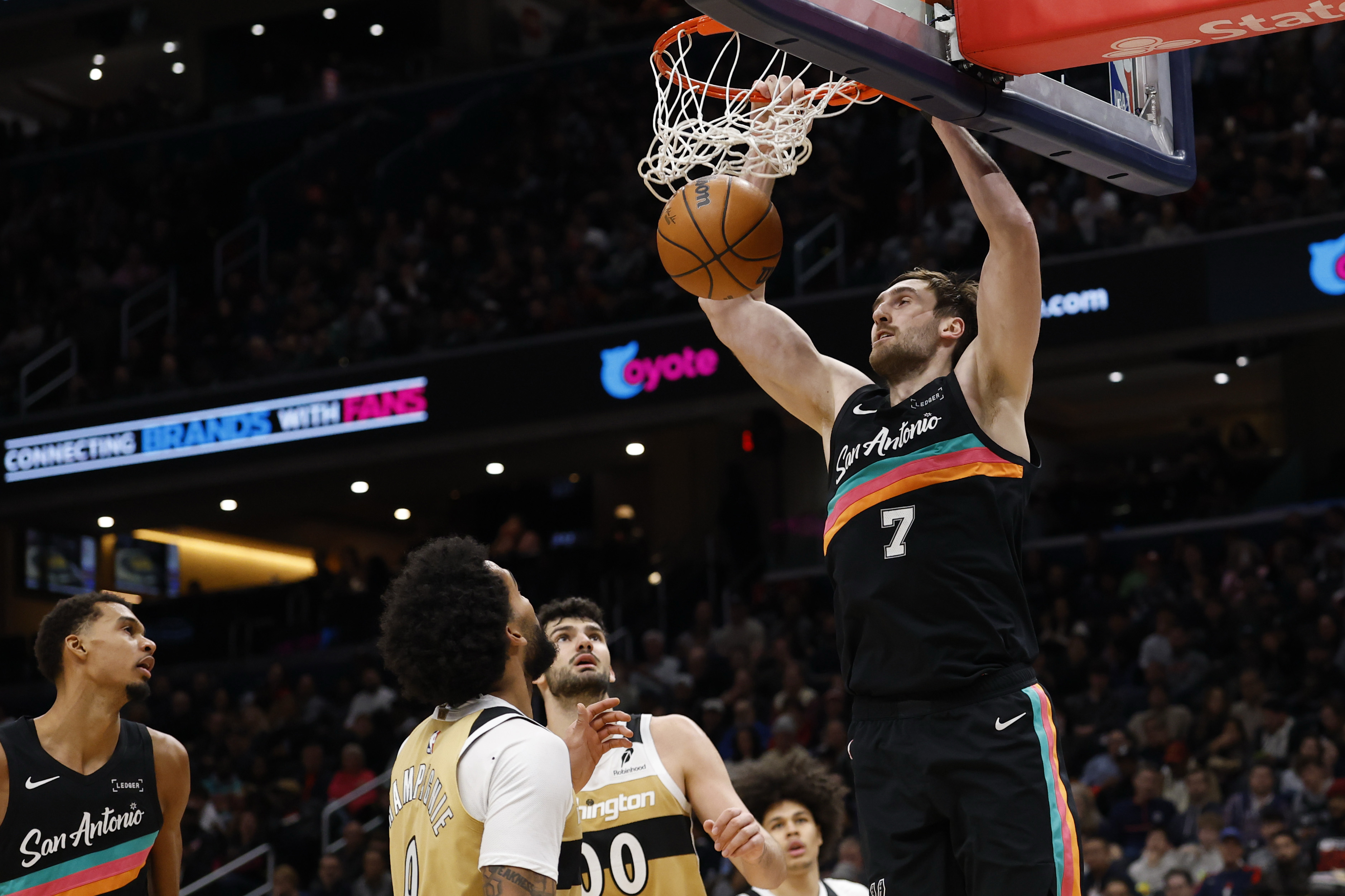 San Antonio at Washington, final score: Spurs complete season sweep of ...