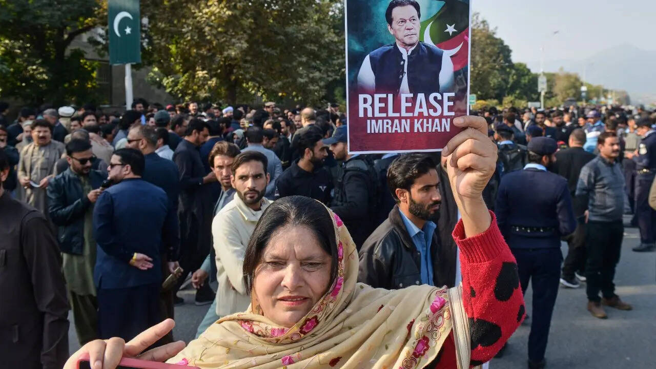 Pakistan on edge as Imran Khan calls for protests from jail, security ...