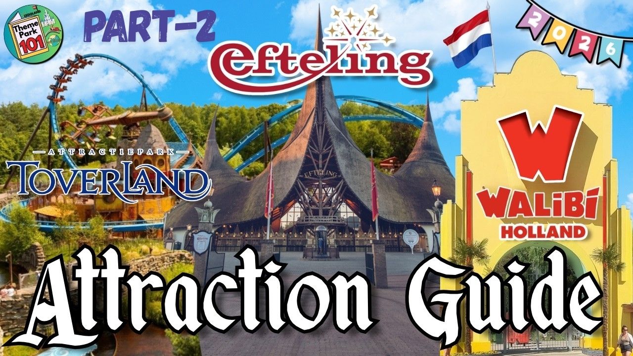 Best 3 theme parks in the Netherlands! - Part 2