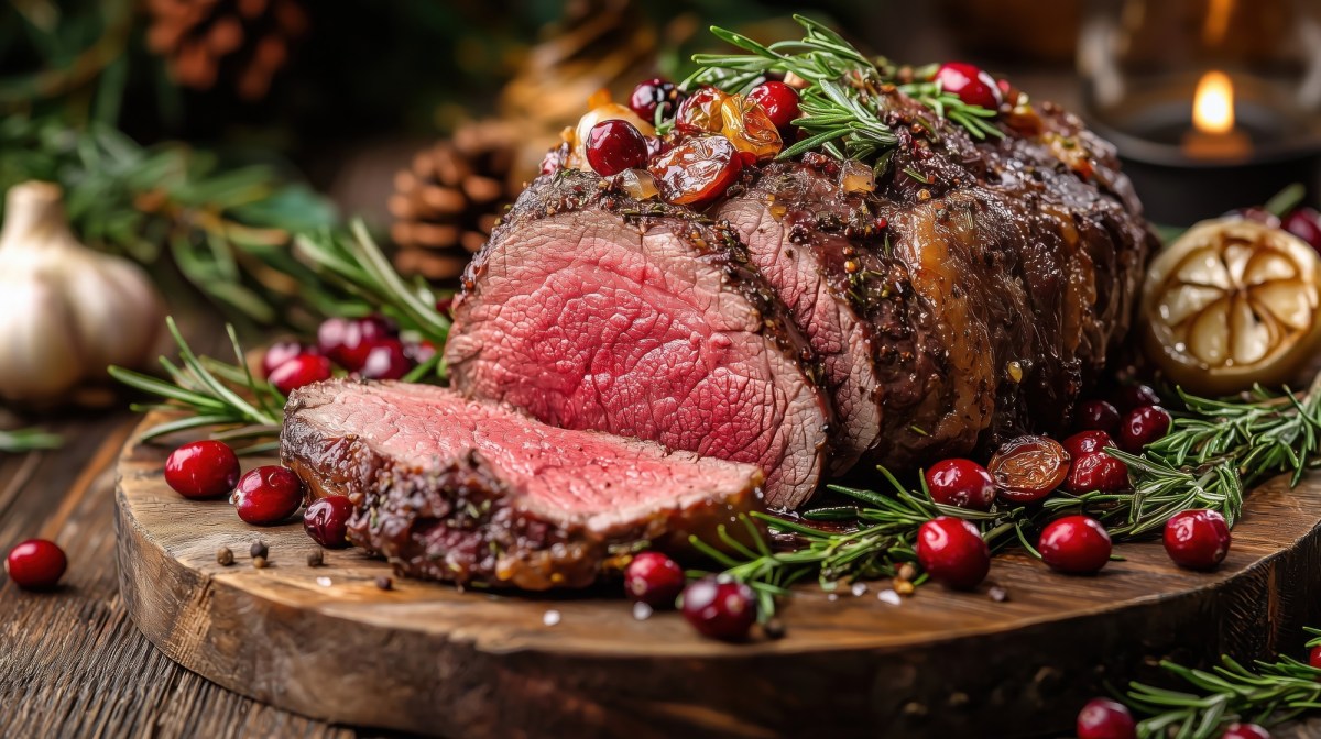 Roastbeef mit Pfefferkruste: leckere Alternative zu Gans und Co.