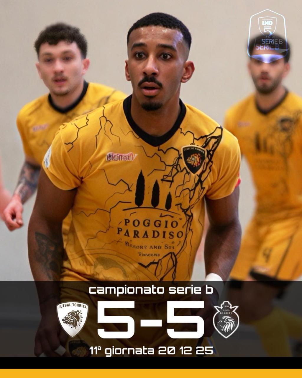 Calcio a 5. Futsal Torrita-Le Crete al top. Spettacolo e dieci gol segnati