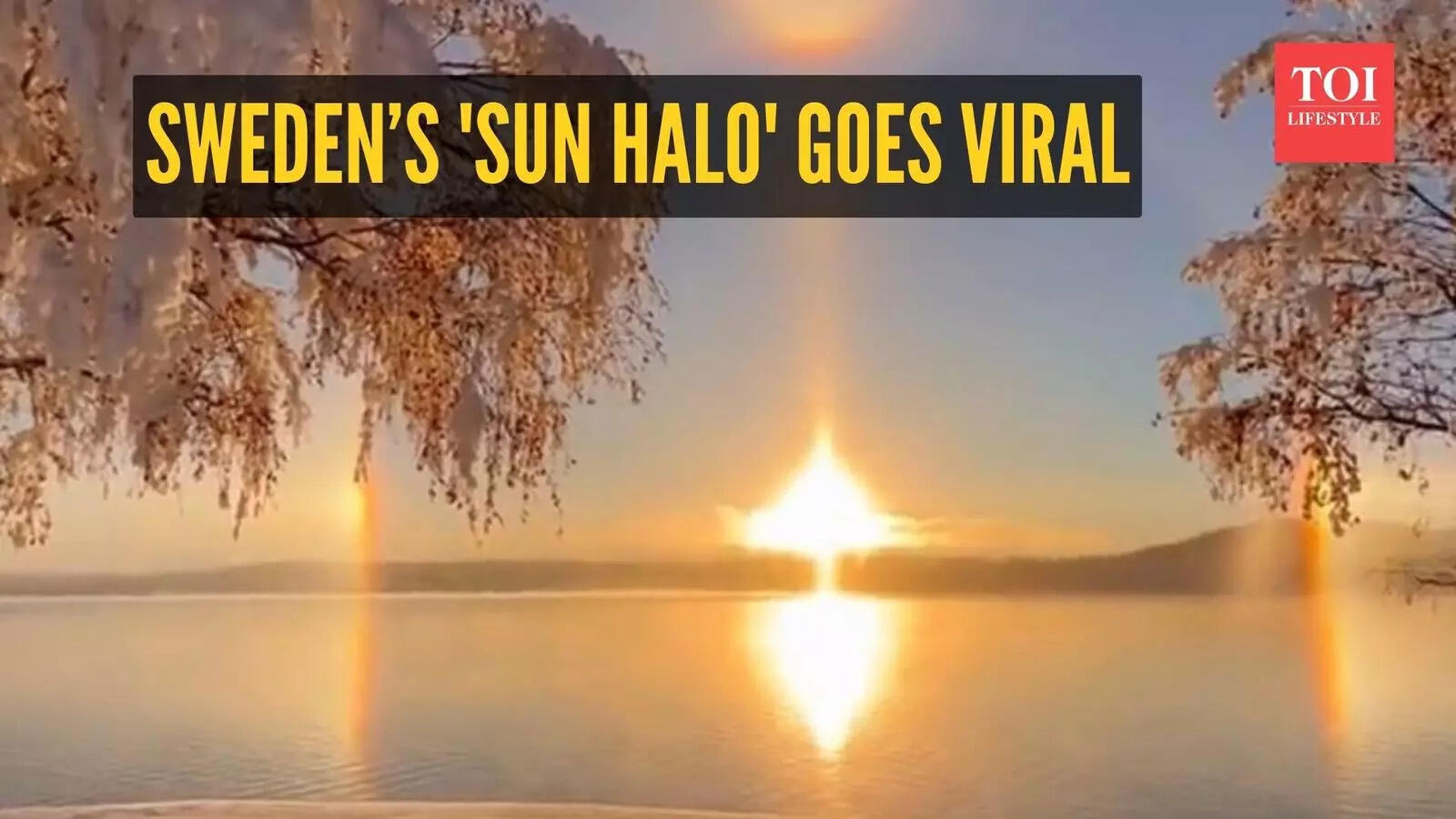 Sweden’s 'sun halo' goes viral: The magical sky moment everyone is ...