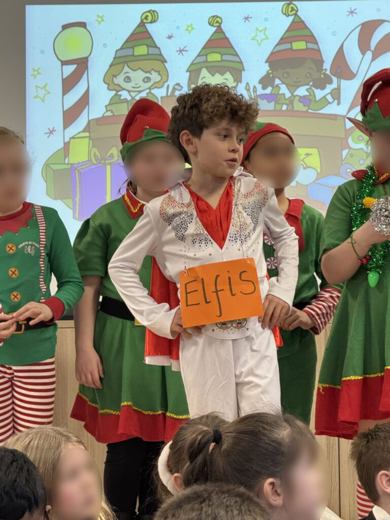 Boy shows up as Elvis – not elf – at school Christmas nativity