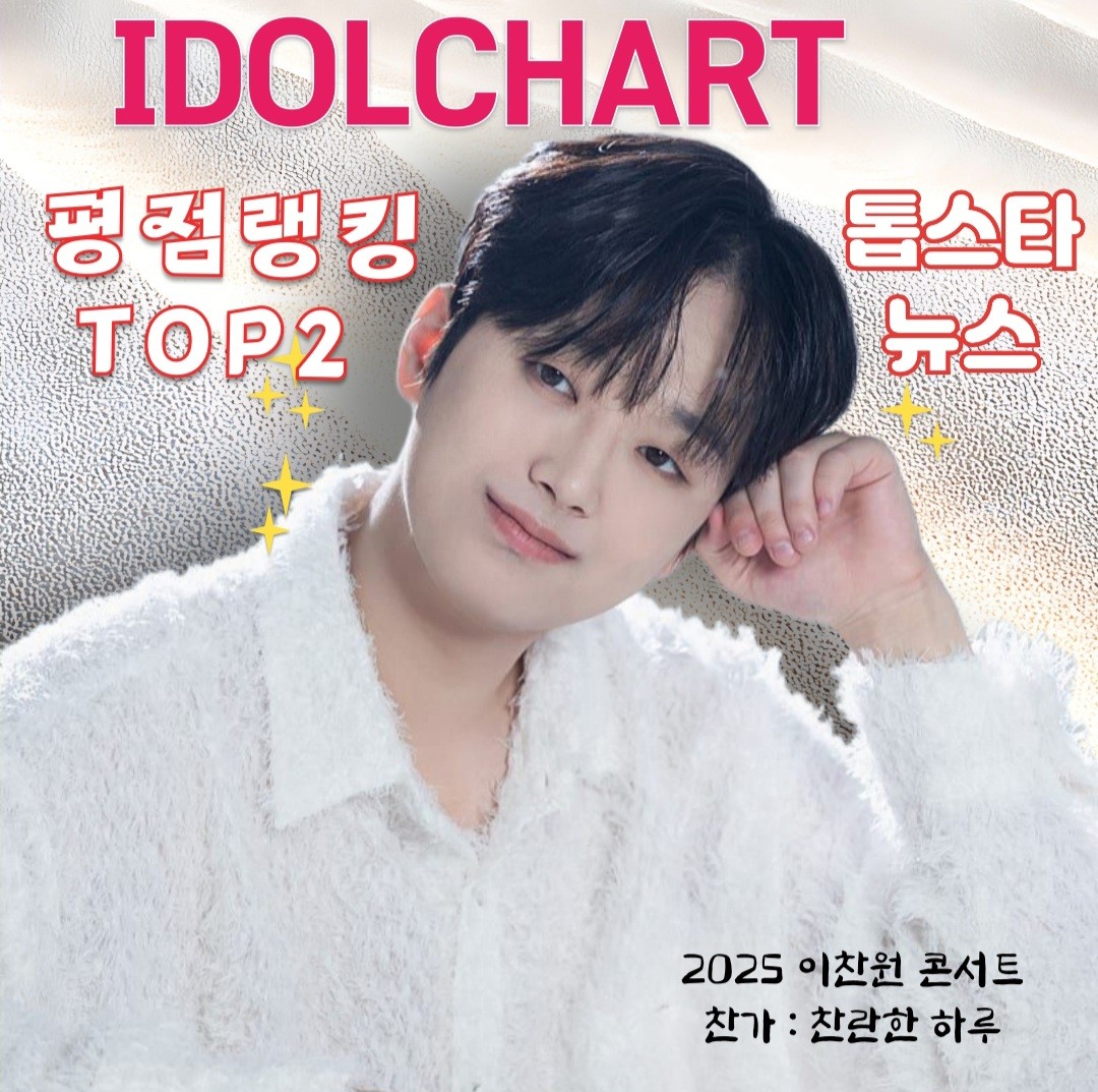 '트롯거성' 이찬원, 12월 3주 차 평점랭킹 TOP2... 201주 연속 2위