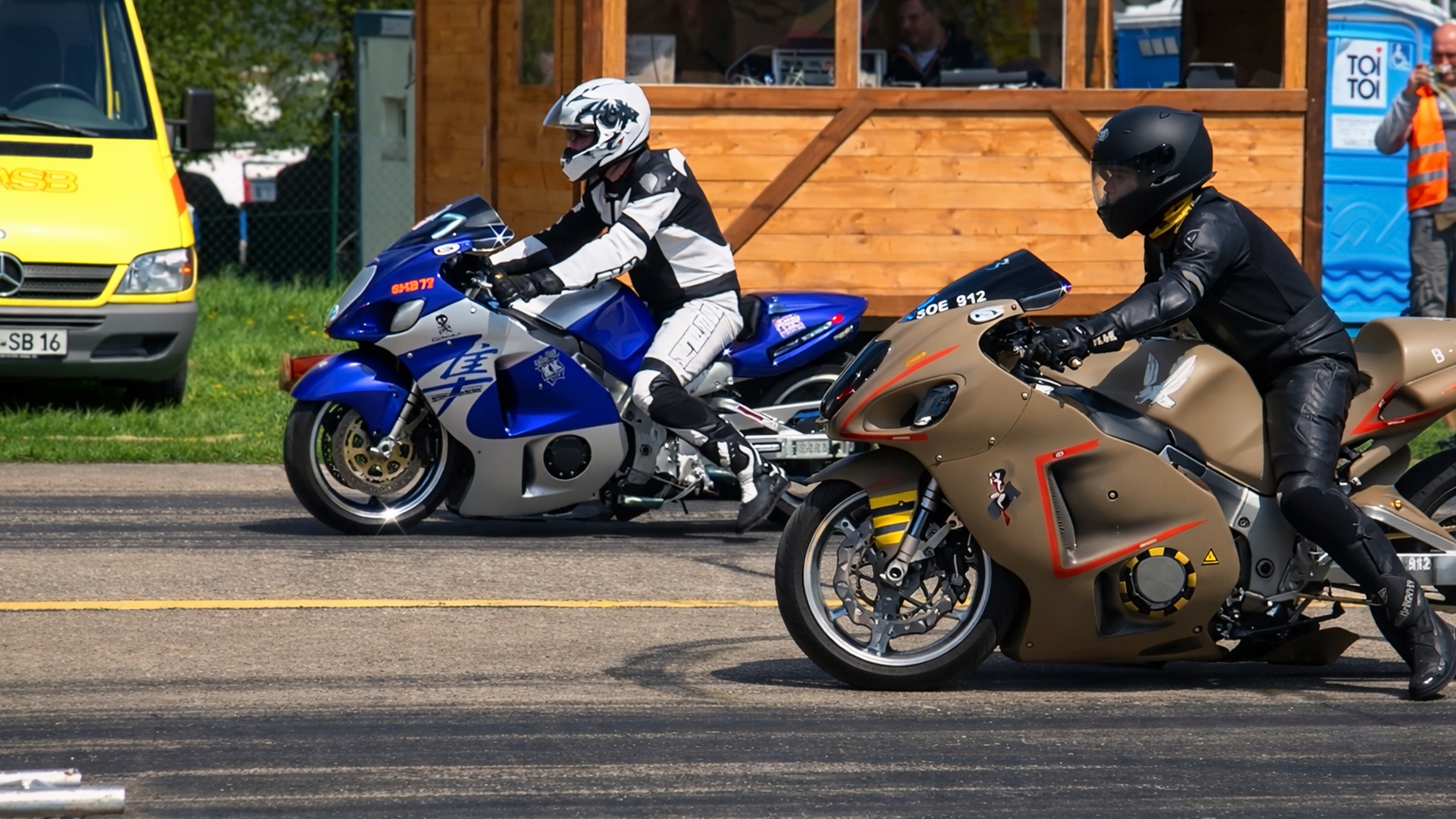 How fast do these motorcycles launch?